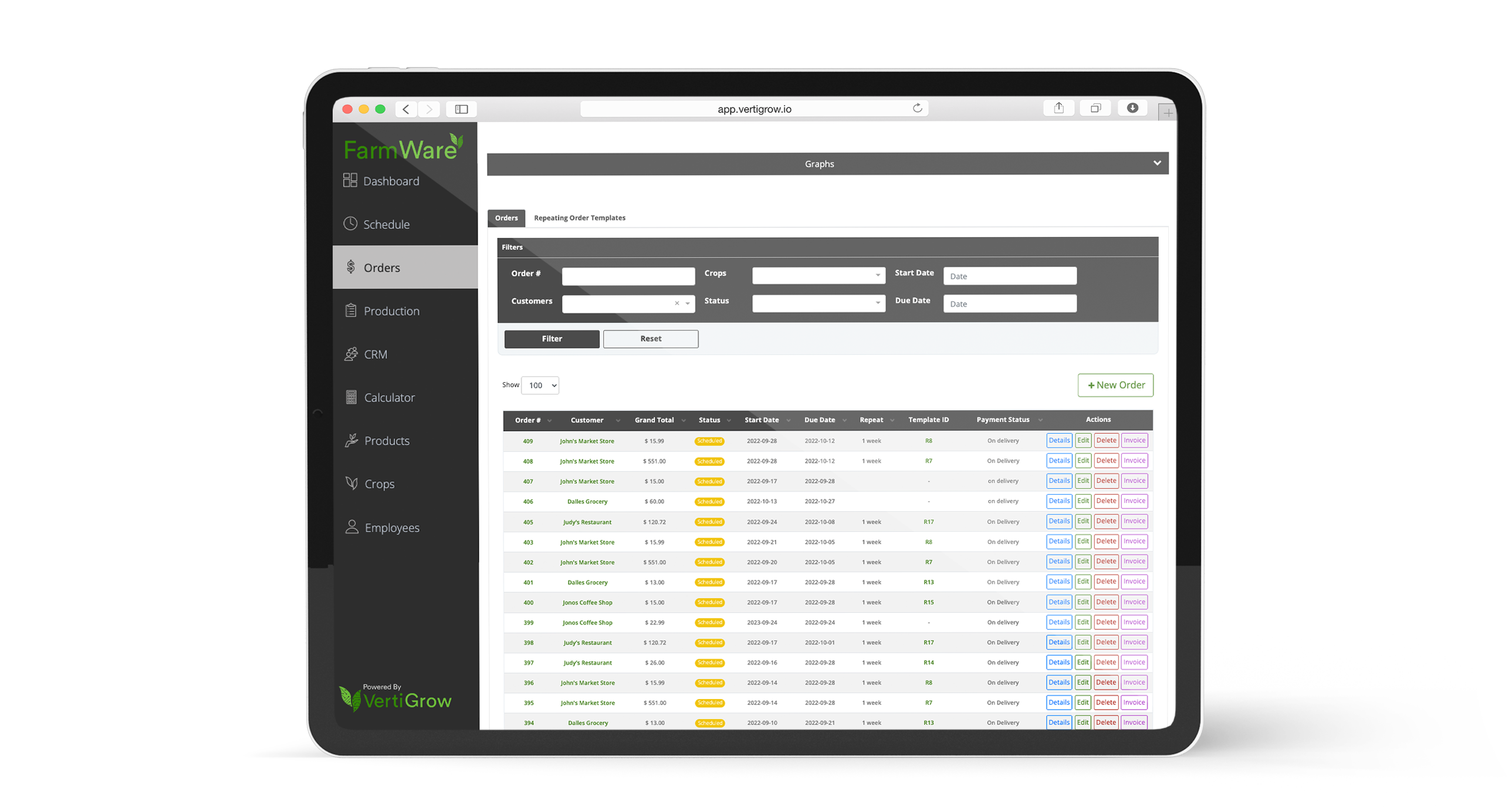 Software - VertiGrow